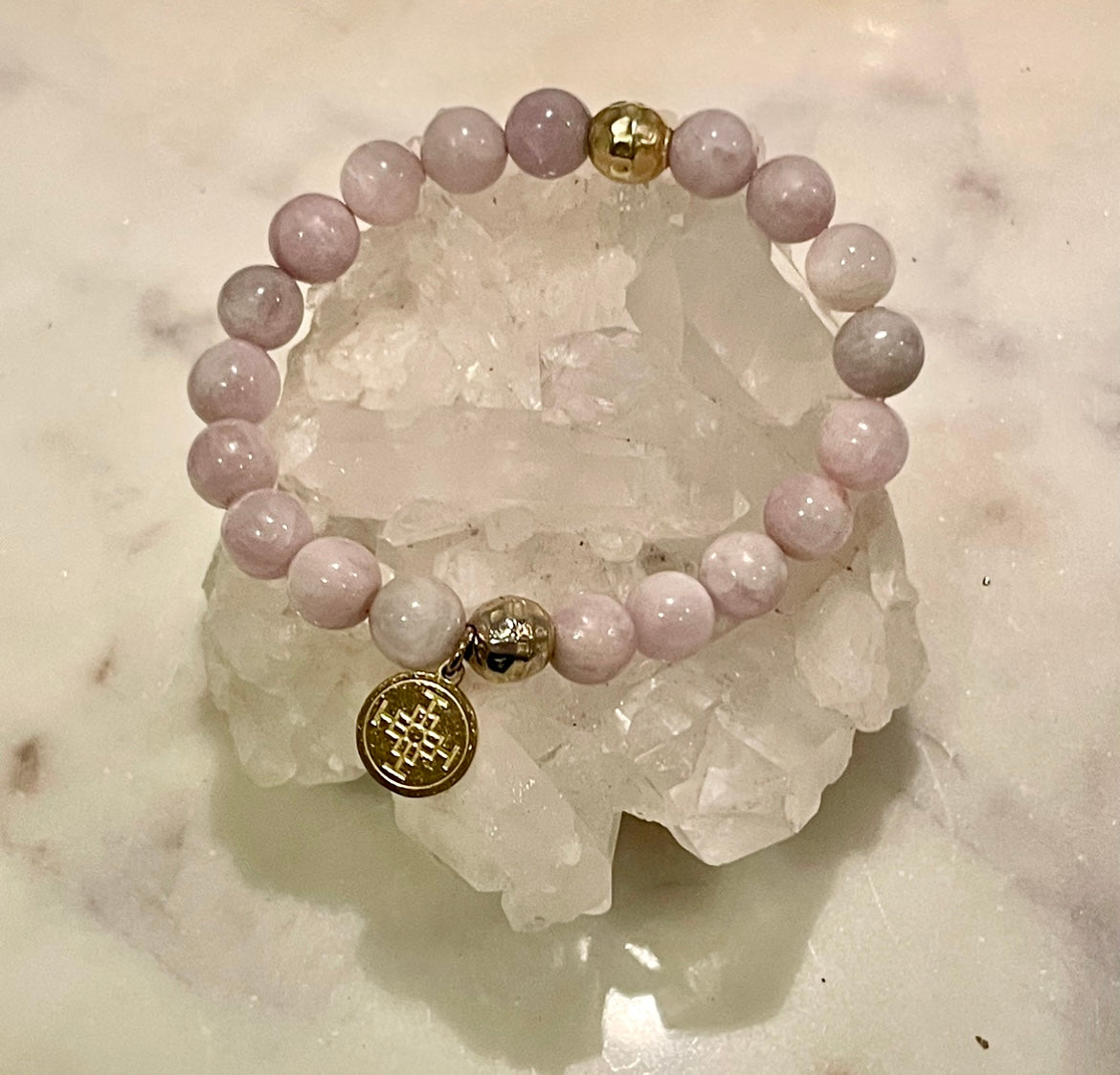 KUNZITE - The Stone of Feminine Energies Stone, 8mm – House of Balance Shop